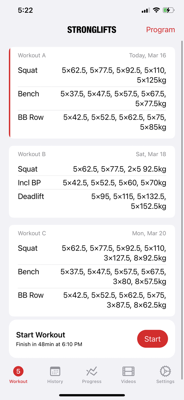 StrongLifts 5x5 App Review: Is It worth It?