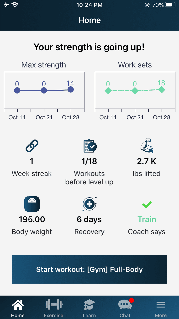 A Progressive Overload App to Build Muscle & Strength On Autopilot (It ...